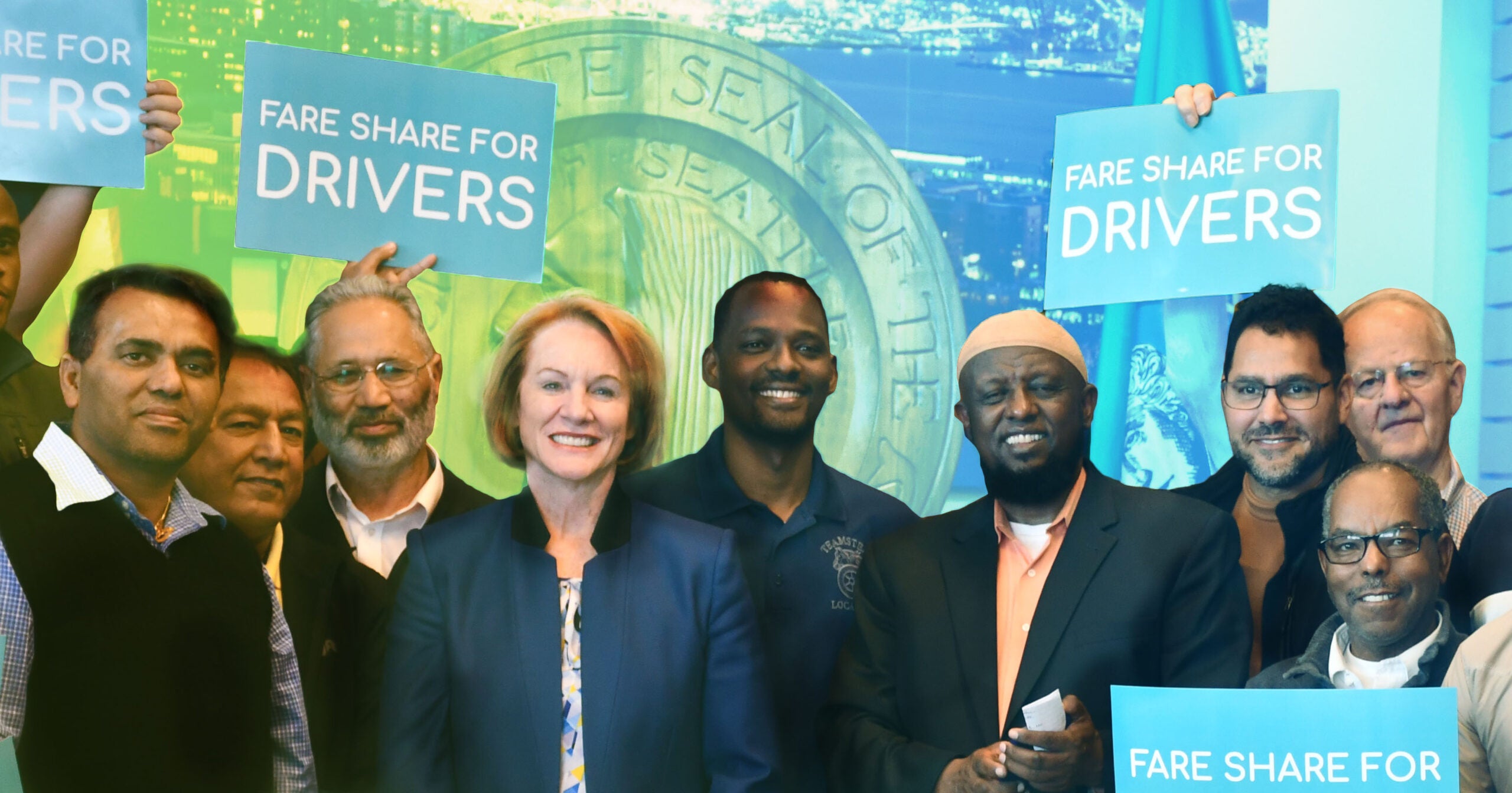 DRIVERS UNION CELEBRATES SEATTLE MAYOR’S “FARE SHARE” PAY PLAN FOR UBER ...