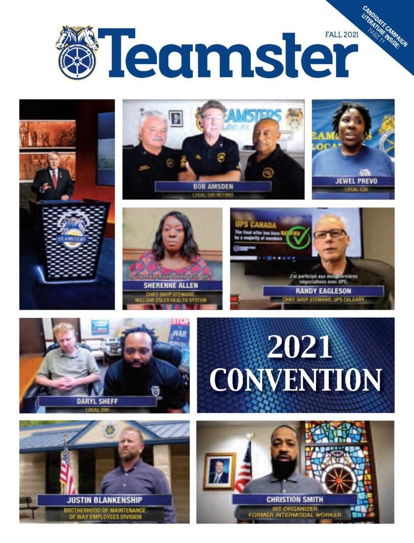 Teamster Magazine Fall 2021 - International Brotherhood of Teamsters