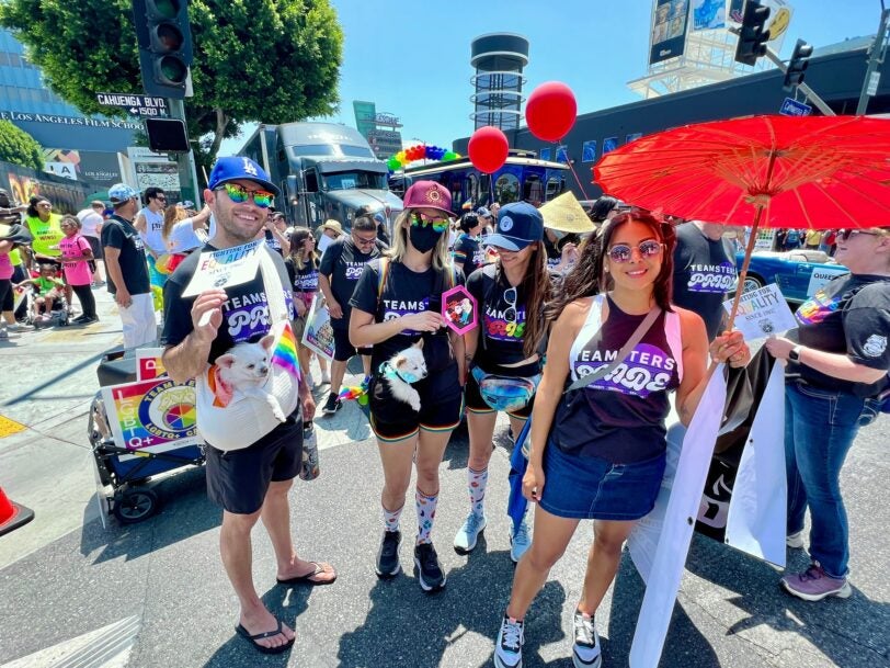 Teamsters at LA Pride - International Brotherhood of Teamsters
