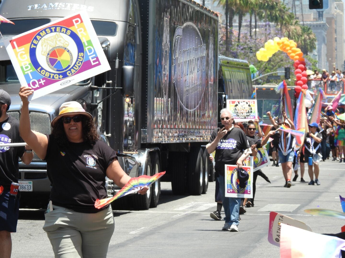 Teamsters at LA Pride - International Brotherhood of Teamsters