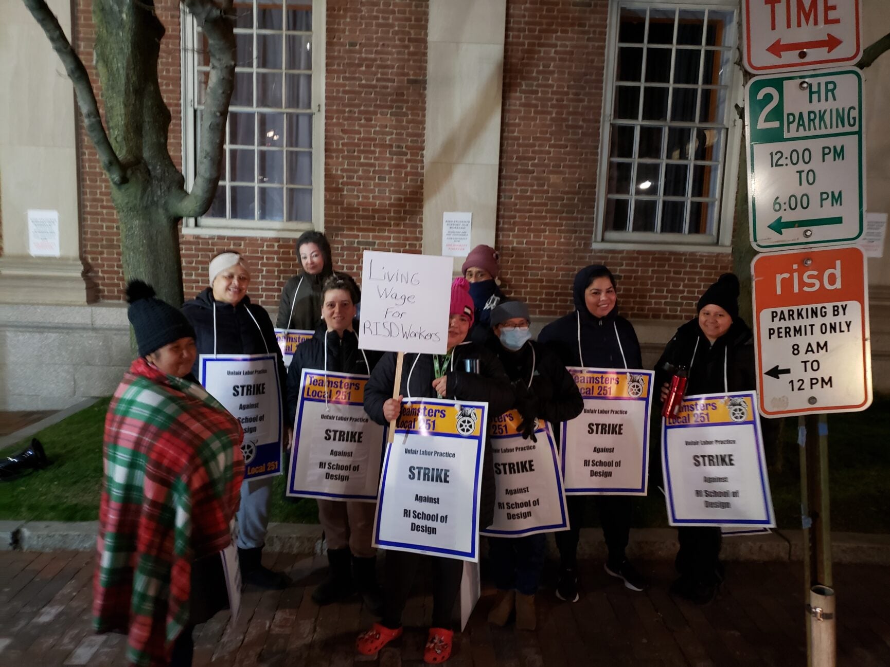 Teamsters Hold Unfair Labor Practice Strike at RISD - International ...
