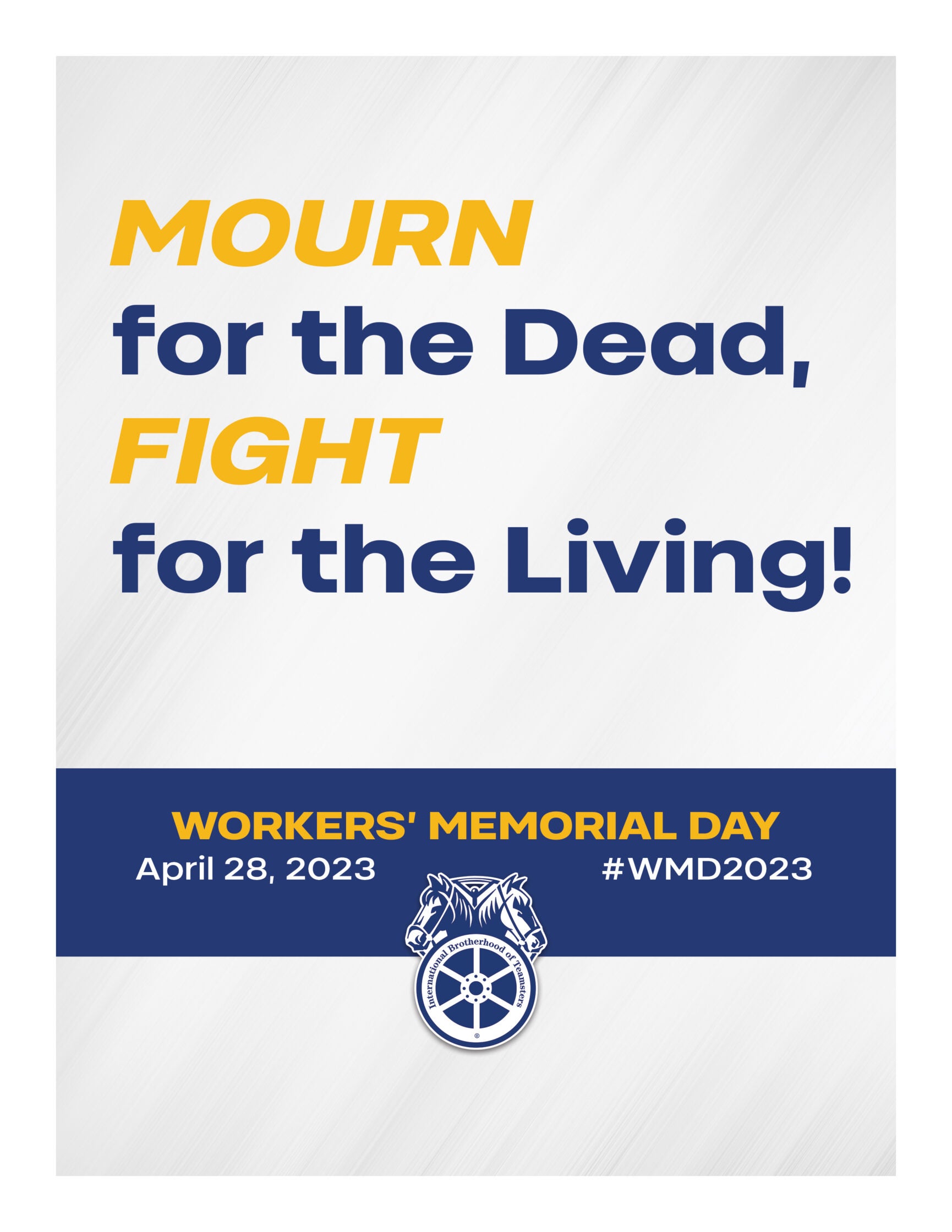 Workers' Memorial Day 2023 Posters and Social Media Graphics ...