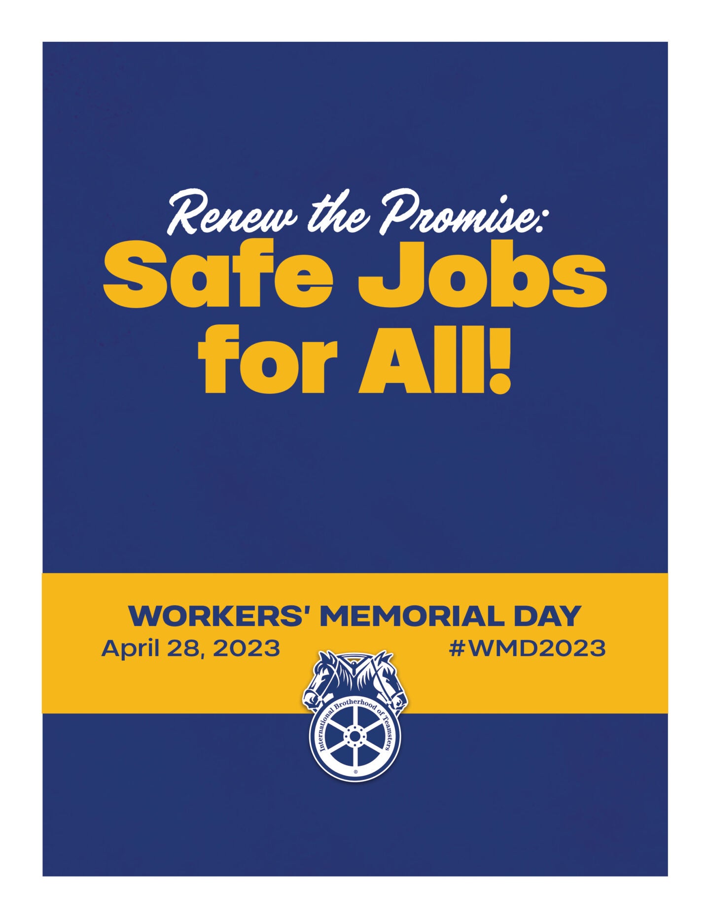 Workers' Memorial Day 2023 Posters and Social Media Graphics ...