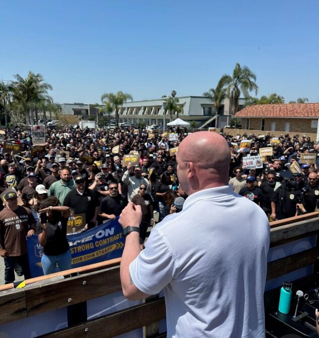 UPS Teamsters Rally for a Strong Contract in Southern California - International Brotherhood of ...