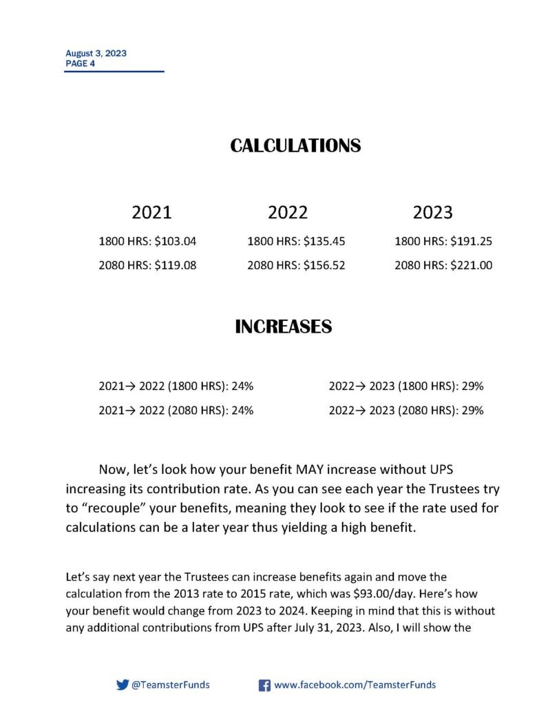 Pension Information - International Brotherhood of Teamsters