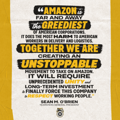 Amazon Labor Union Formally Affiliates with Teamsters - International ...