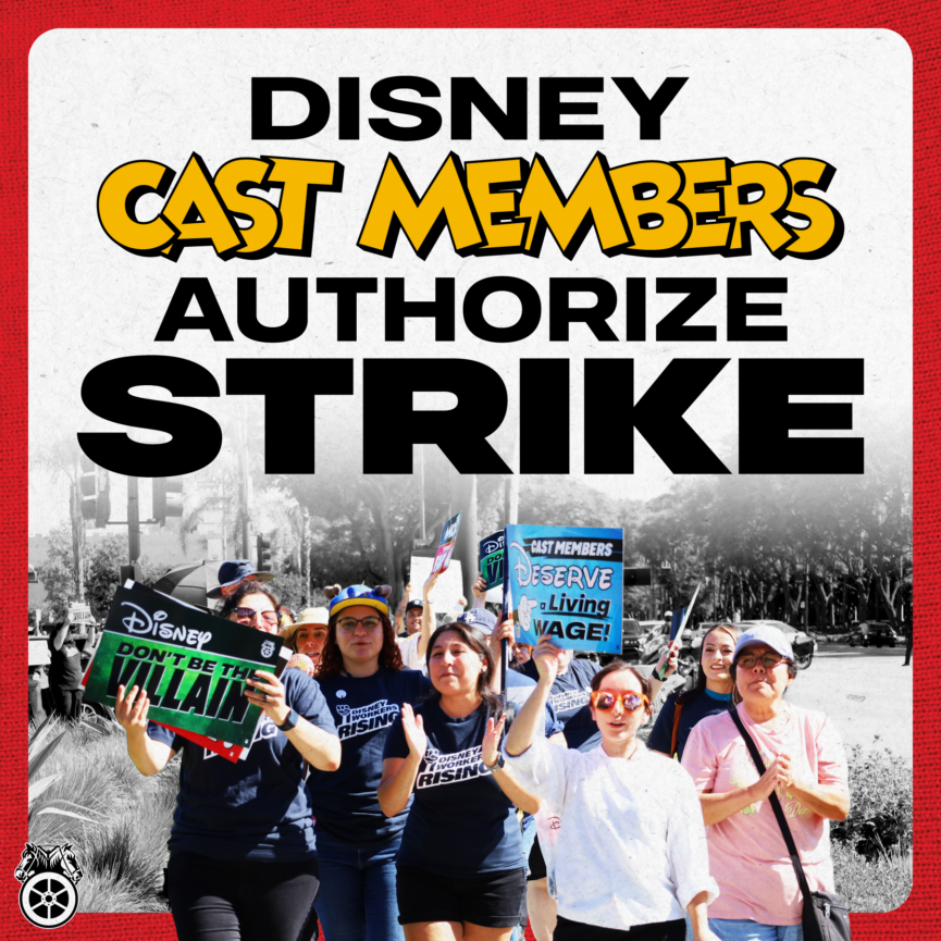 Disneyland Cast Members Authorize Strike - International Brotherhood of ...