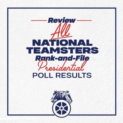 Review All National Teamsters Presidential Endorsement Polling ...
