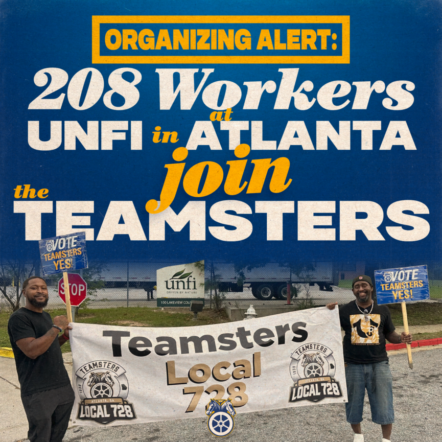 UNFI Workers in Atlanta Vote Overwhelmingly to Join Teamsters ...