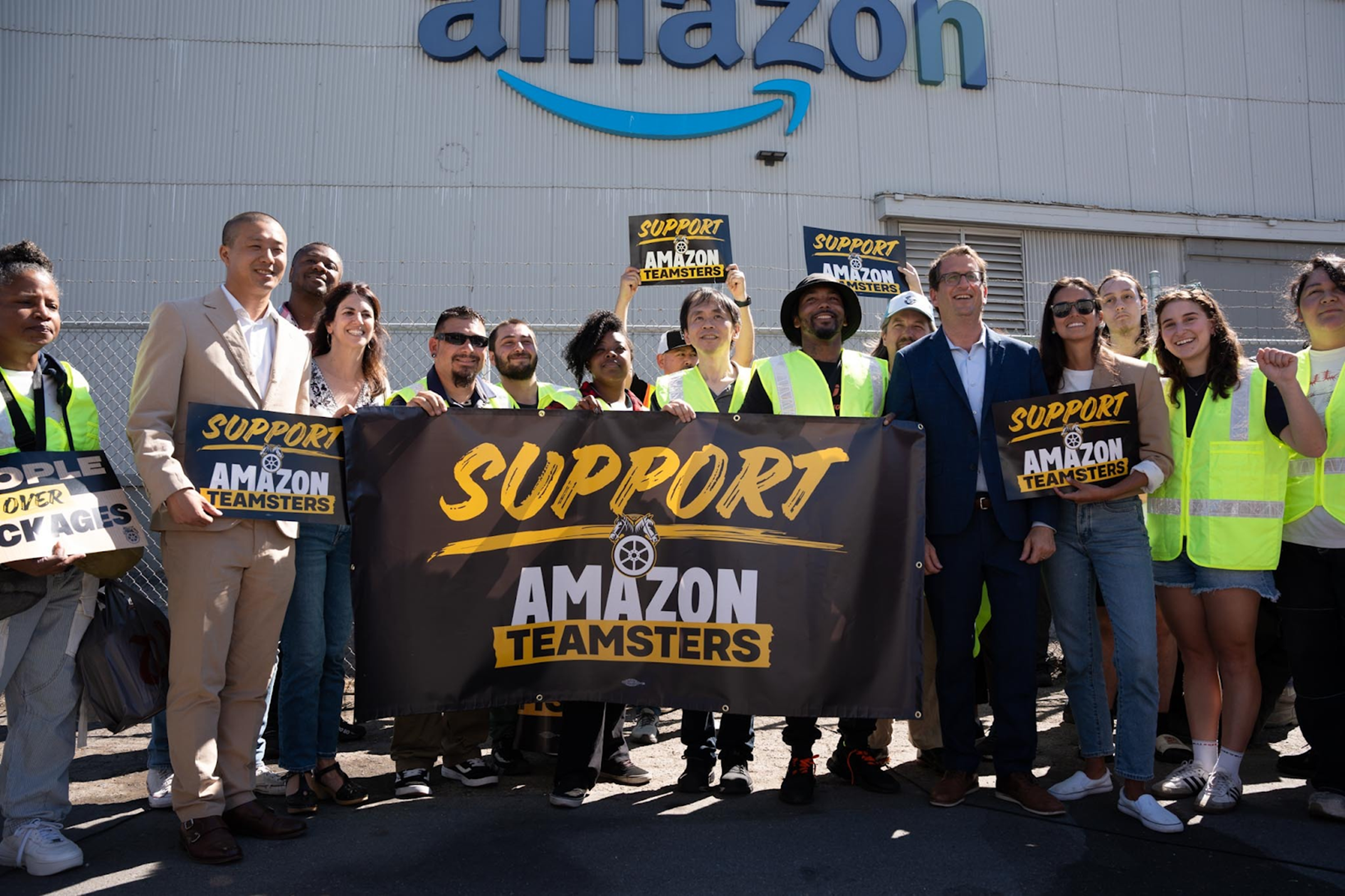 Teamsters, Mayor Breed, and California Leaders Rally to Demand Amazon ...