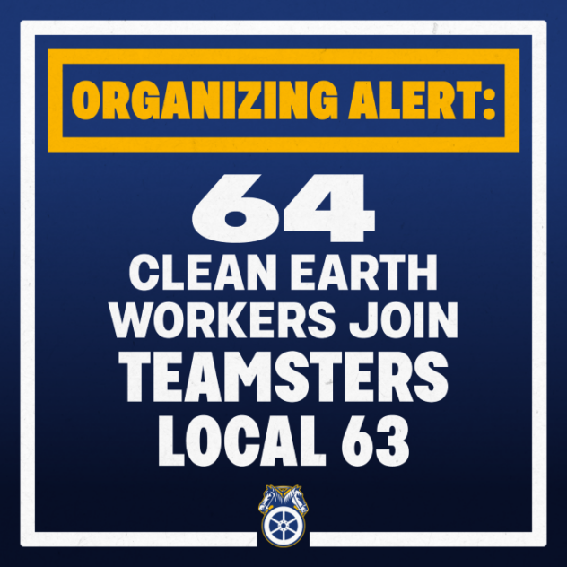 Over 60 Clean Earth Employees Join Teamsters Union - USA Works