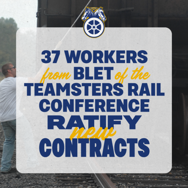 Dozens of Rail Teamsters Ratify Contracts - International Brotherhood ...