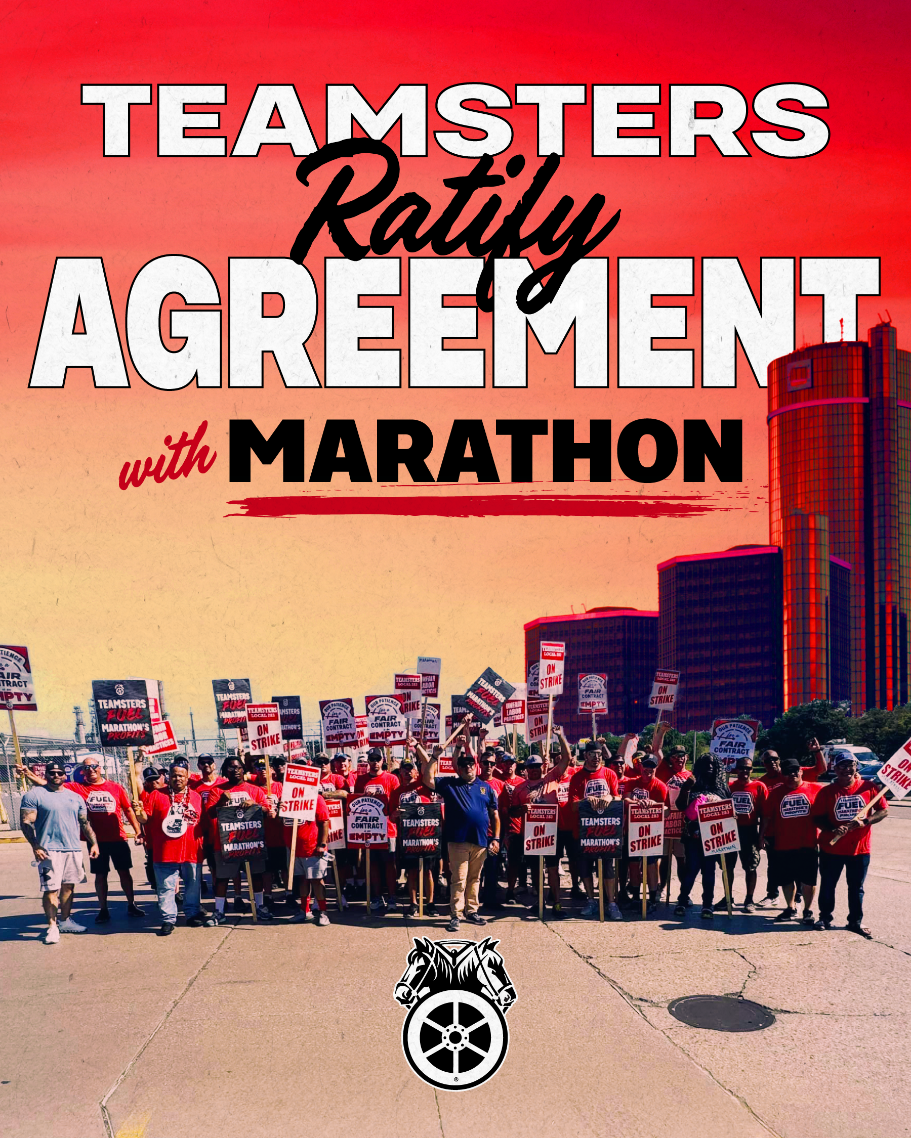 Teamsters at Marathon Petroleum's Detroit Refinery Win Strike, Ratify ...
