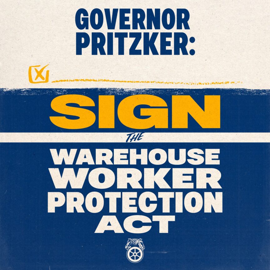 Illinois Teamsters Call on Gov. Pritzker to Sign Warehouse Worker ...