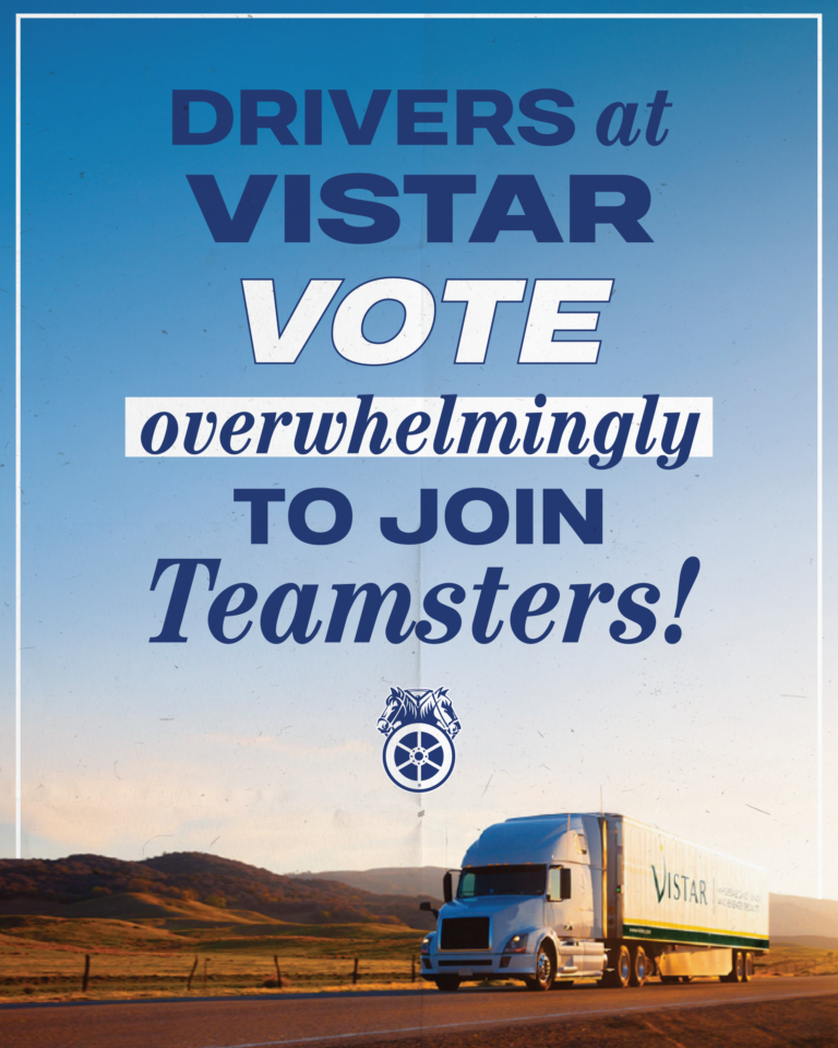 Workers at VISTAR Join Teamsters - International Brotherhood of Teamsters