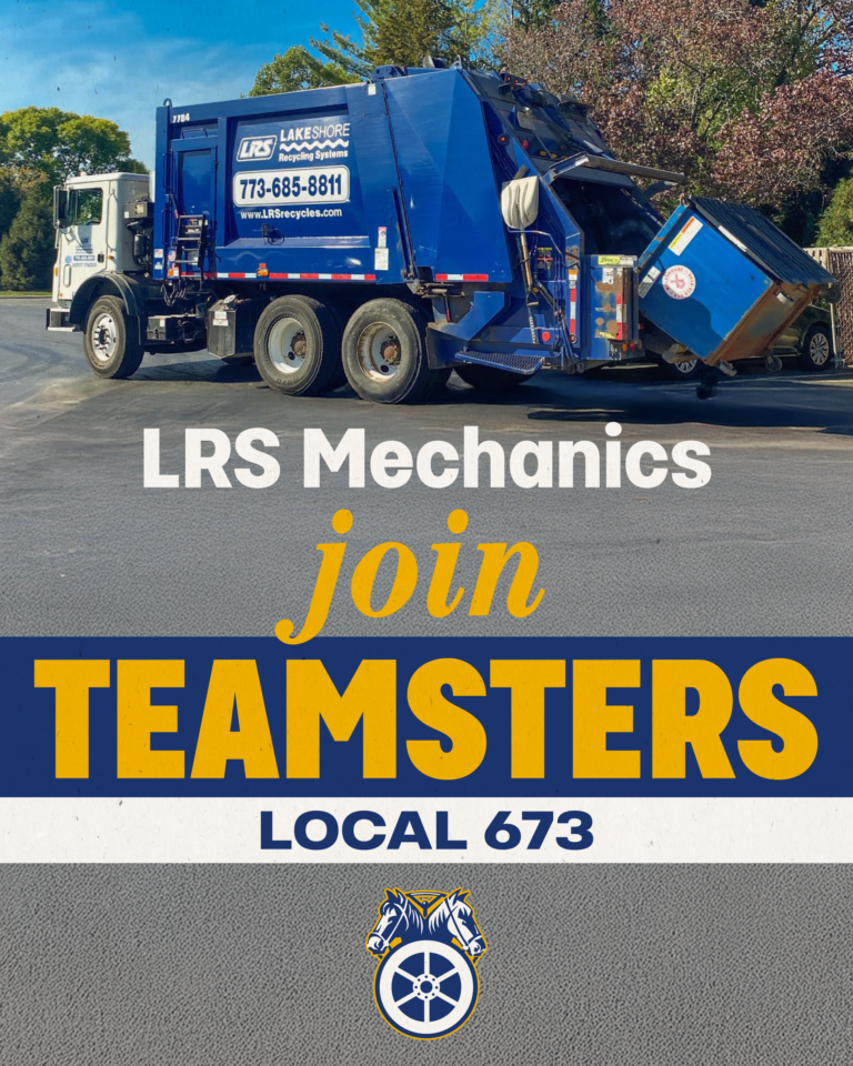 LRS Mechanics Join Teamsters - International Brotherhood of Teamsters