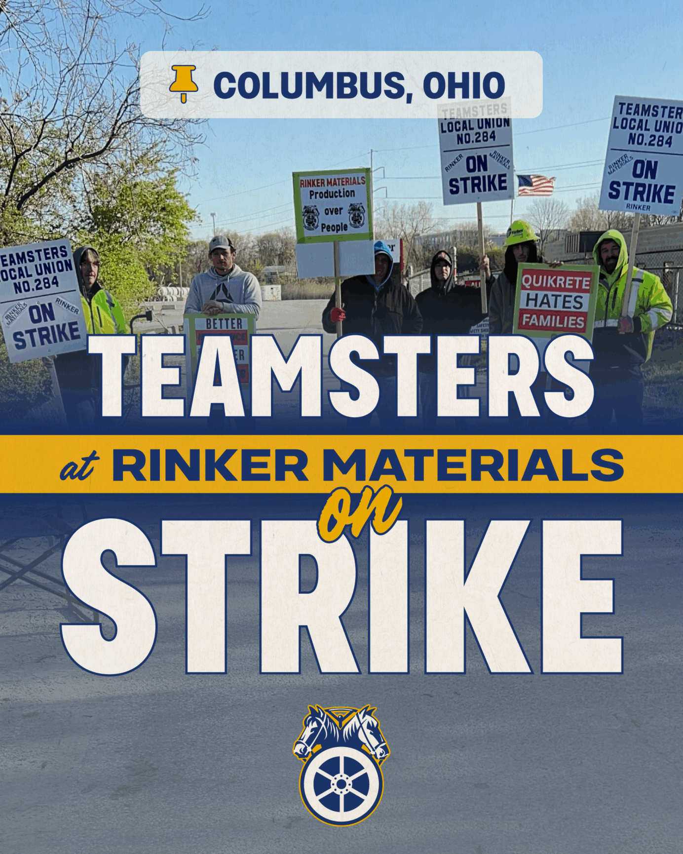 Teamsters Strike Rinker Materials Over Health Care and Pay ...