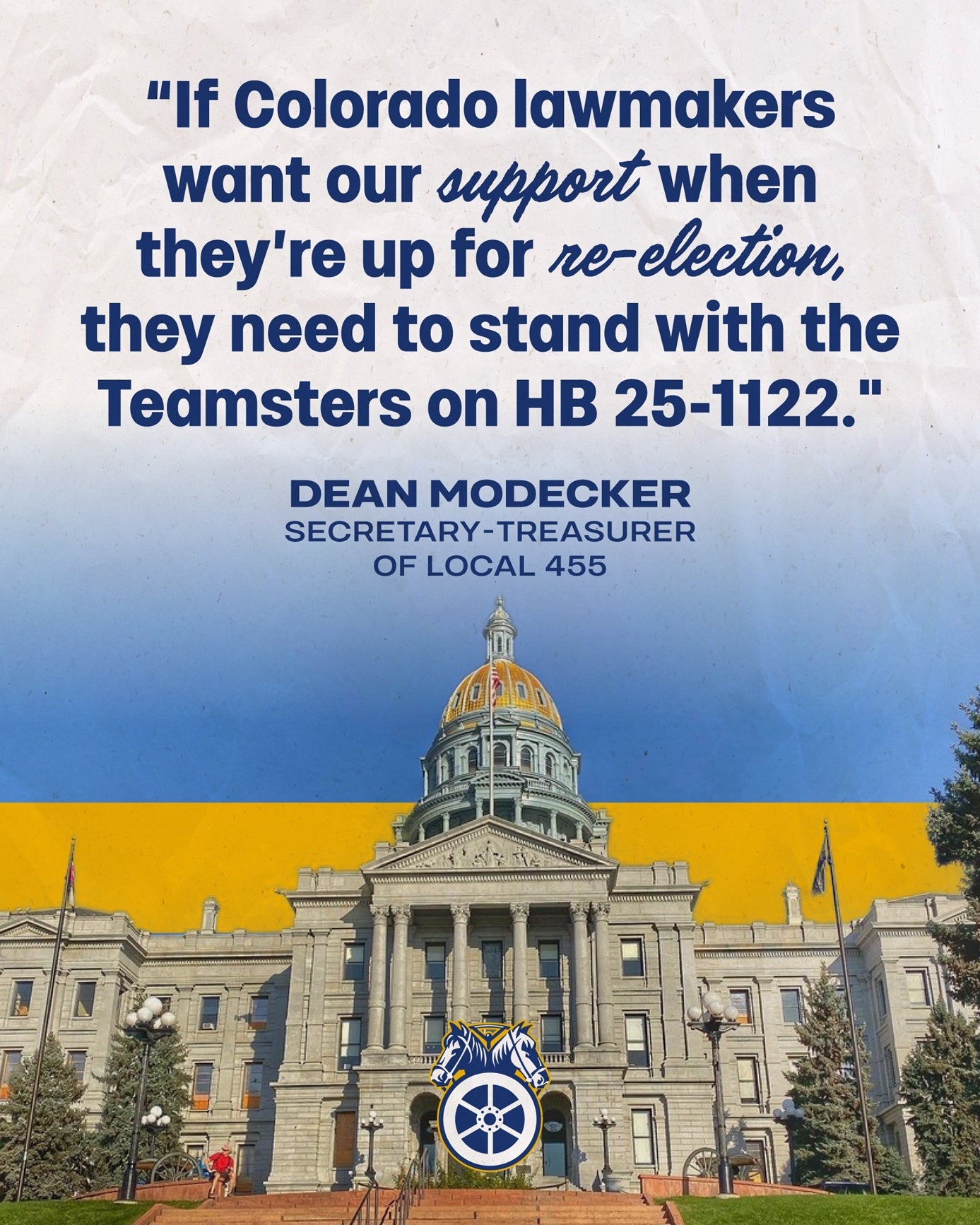 Teamsters Call on Colorado State Senators to Pass HB 25-1122 ...