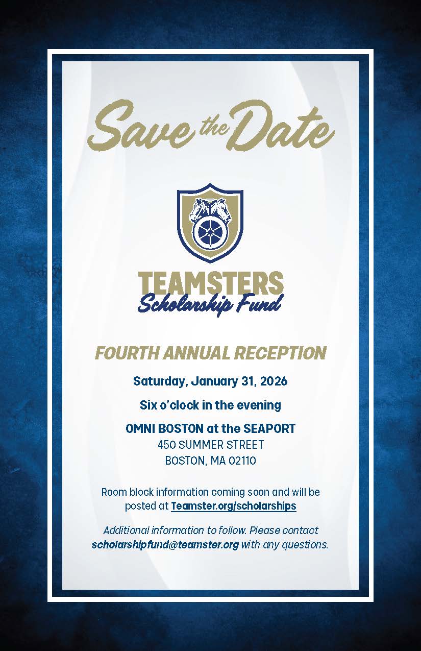 Teamsters Scholarship Fund - International Brotherhood of Teamsters
