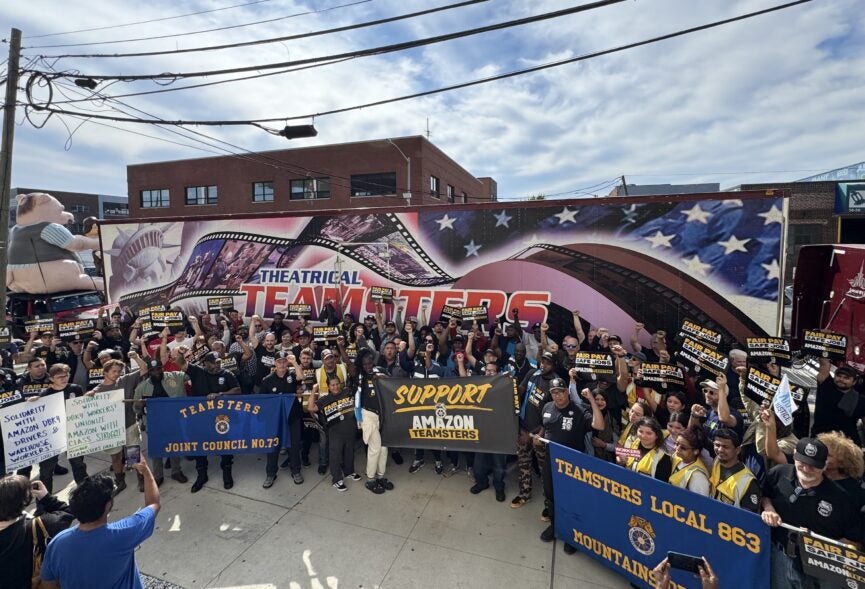 Amazon Teamsters Rally After Attack on Workers in Queens ...