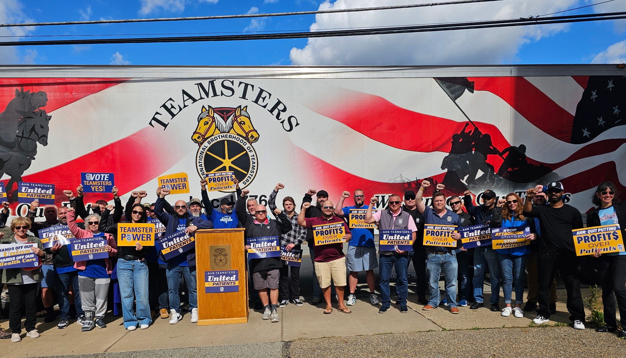 Teamsters, Rep. Deluzio Rally to Keep Community Health Care Facility ...
