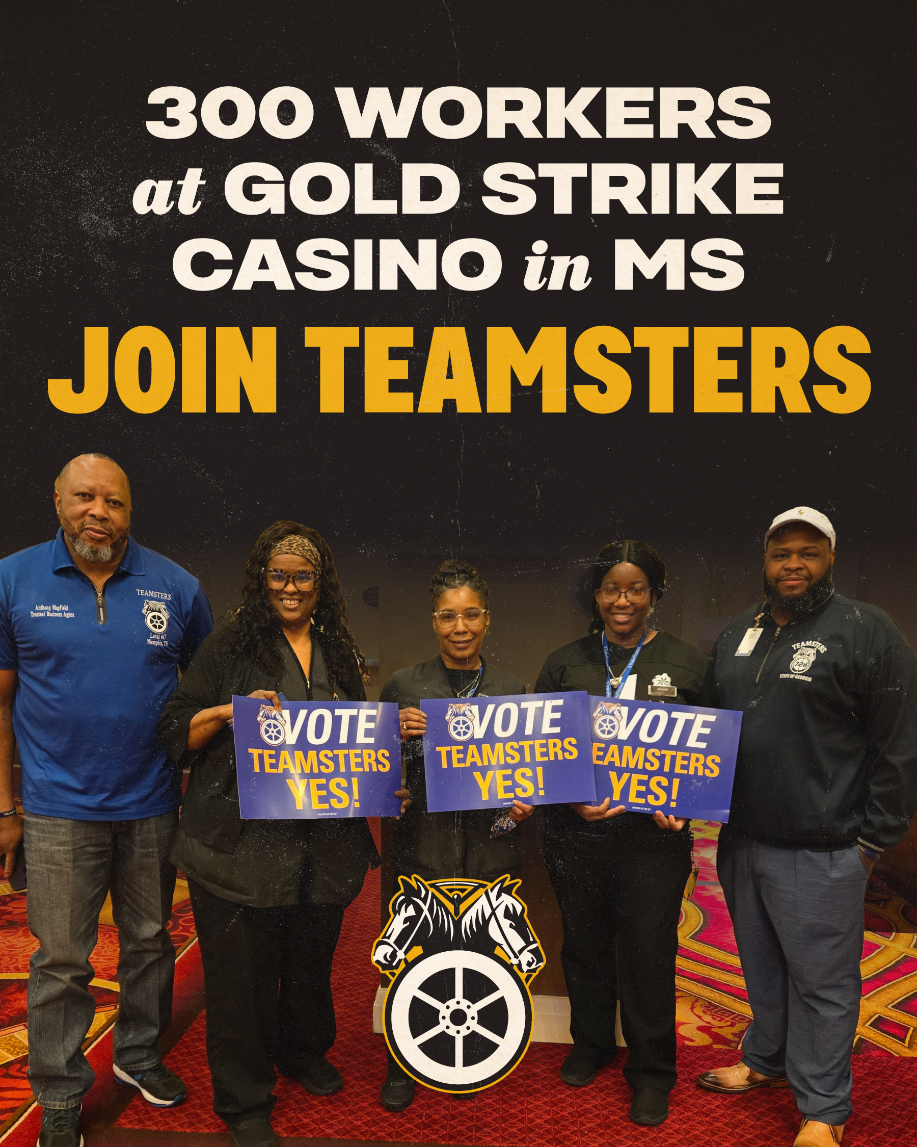 Mississippi Casino Workers Join Teamsters - International Brotherhood ...