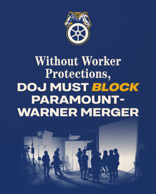 Teamsters: Without Worker Protections, DOJ Must Block Paramount-Warner ...